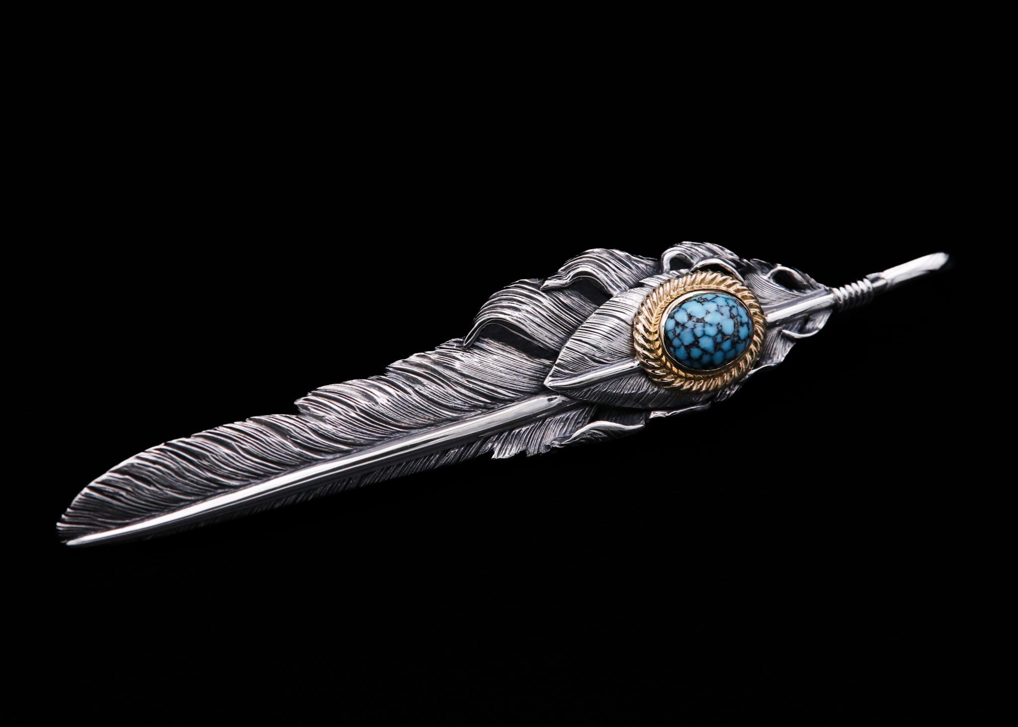 F18-BT:SV Heart Kazakiri Feather/TQ Black Web Matrix – ホリゾンブルー